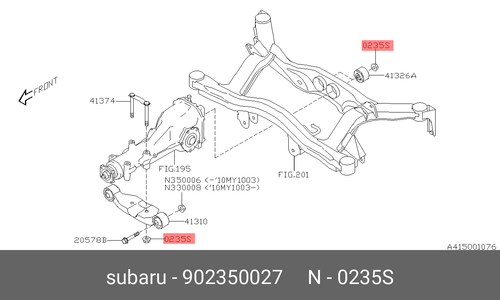Genuine OE Self Lock Nut M12 902350027 For Subaru 90235-0027 | eBay.de
