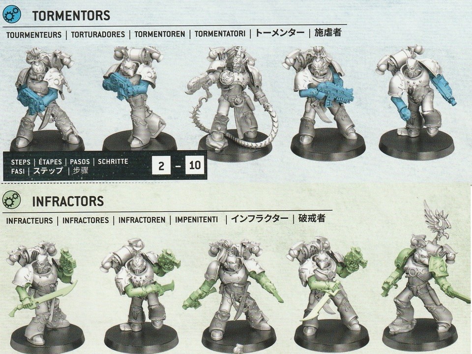 Tormentors Infractors Emperor's Children Champions of Slaanesh 40k ...