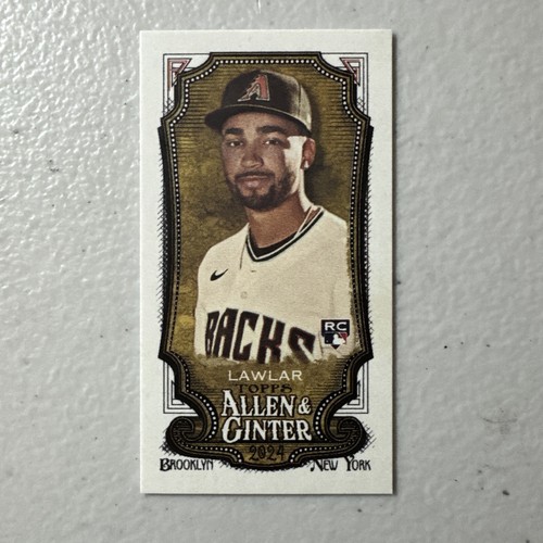 2024 Topps Allen & Ginter Brooklyn Back Mini JORDAN LAWLAR #99 RC 17/25 ...