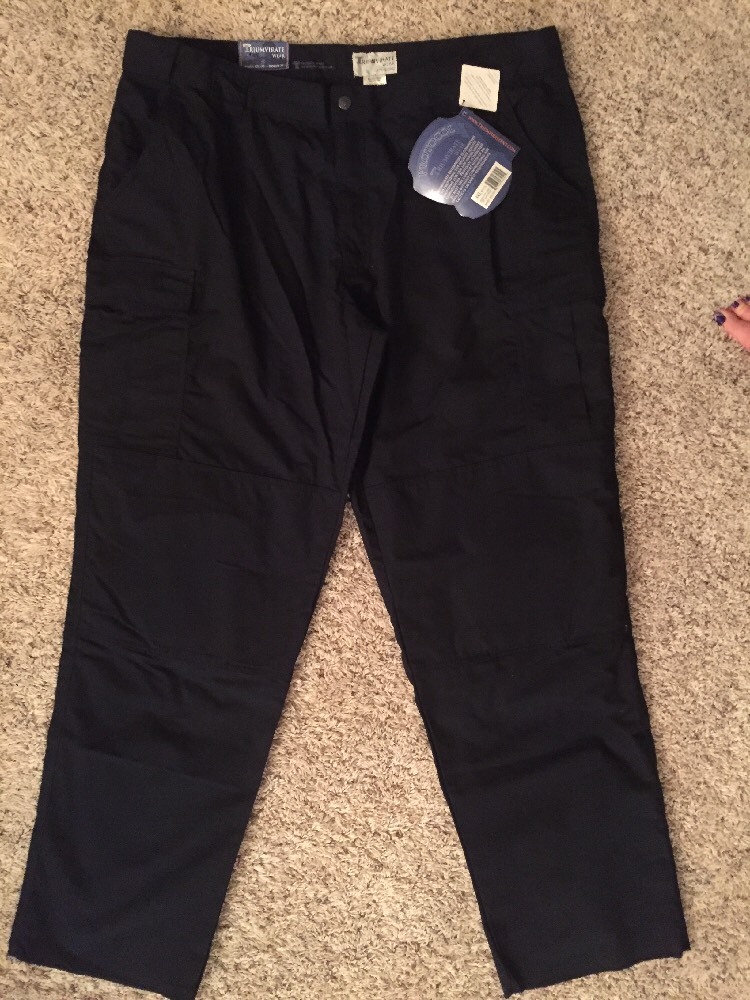 Nwts!!! Men's Protocol Triumvirate Black Police Pants Sz 3XL Inseam 36 ...