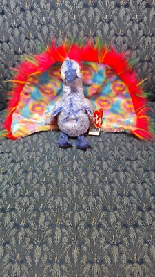 Ty Beanie Baby Flashy the Peacock | eBay