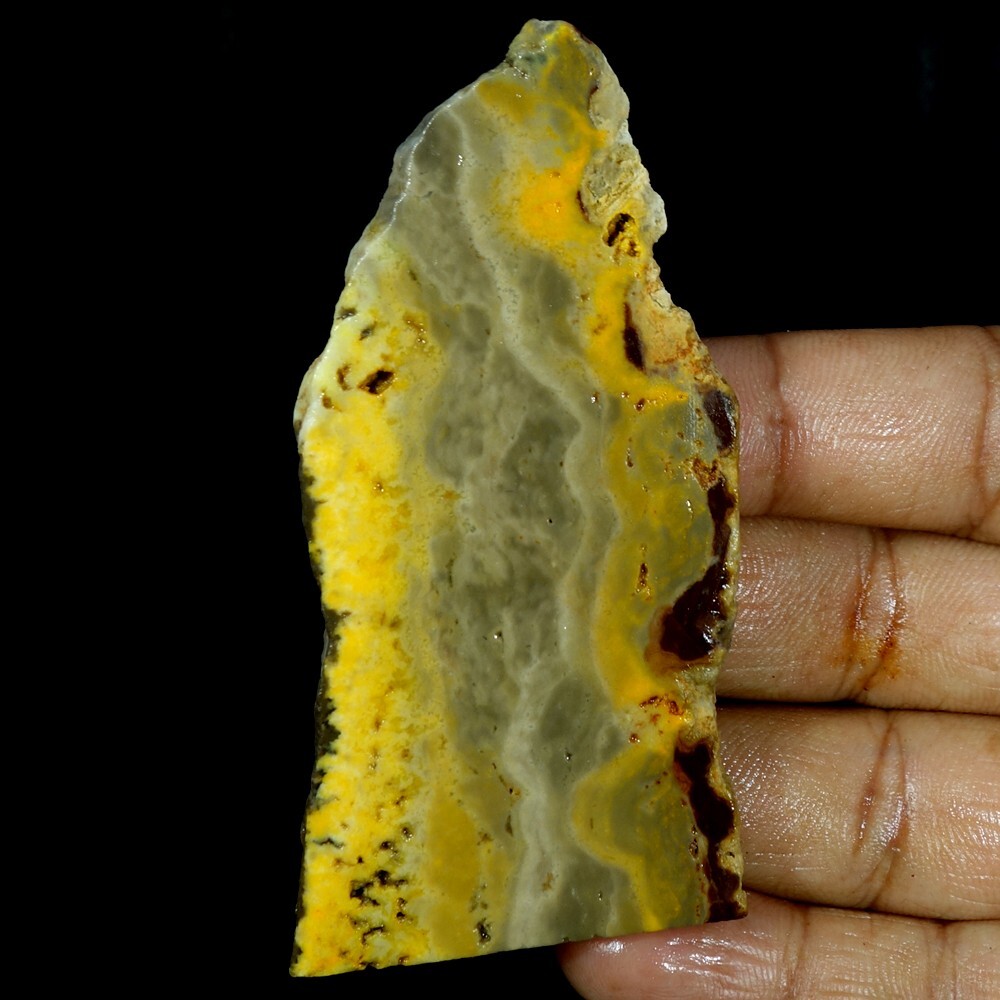 Bumblebee Jasper, slab, cabbing rough, lapidary, gemstone, orange, black,#R509 | eBay