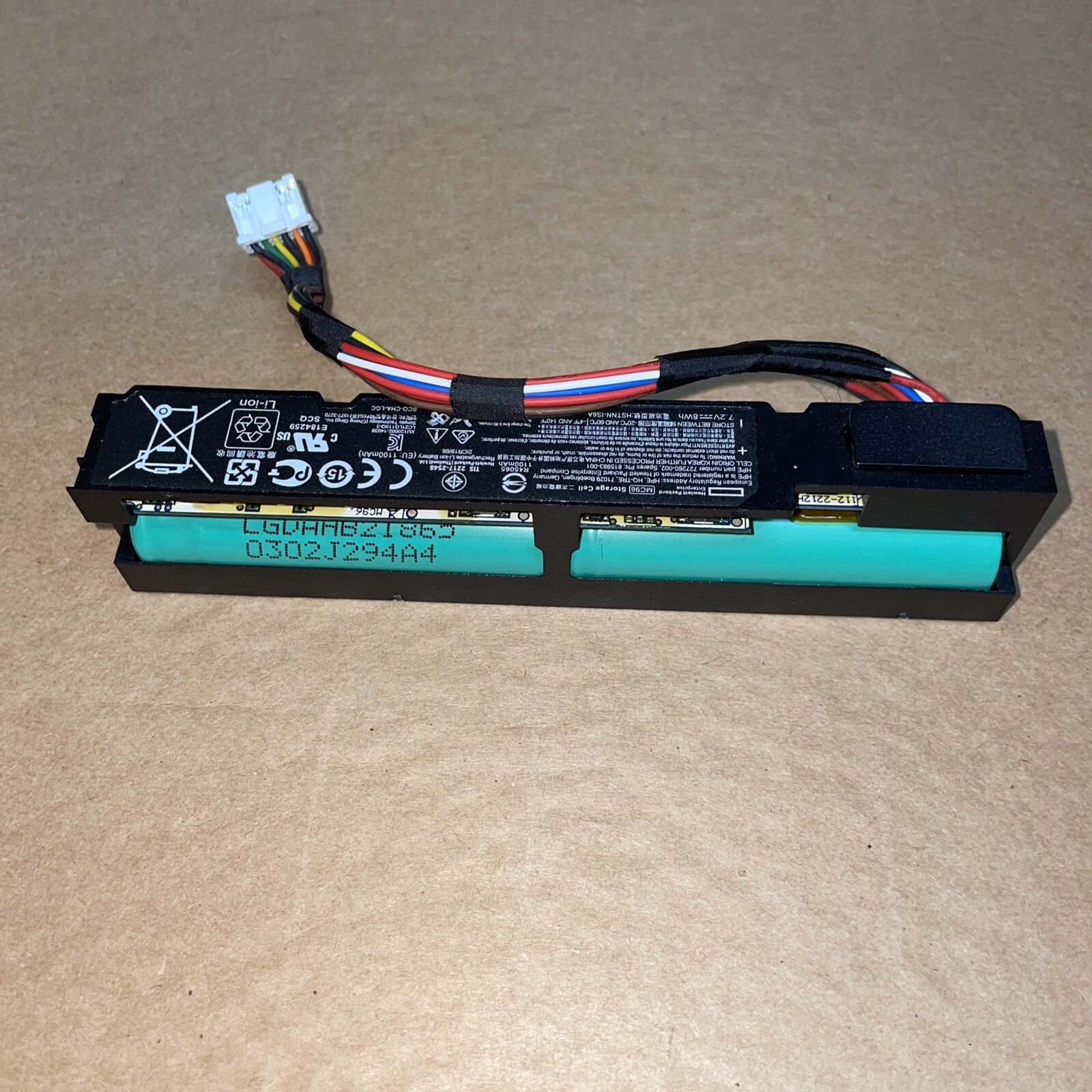 Genuine Battery 727260-002 MC96 Storage Cell For HP ProLiant Server ...