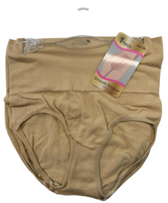 Inteco Intimates Women's Smooth Shaper HI Waist Comfort Brief, L/XL | eBay