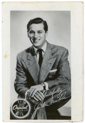 Gordon MacRae Movie Actor Singer Vintage Photo Capitol Records Radio ...