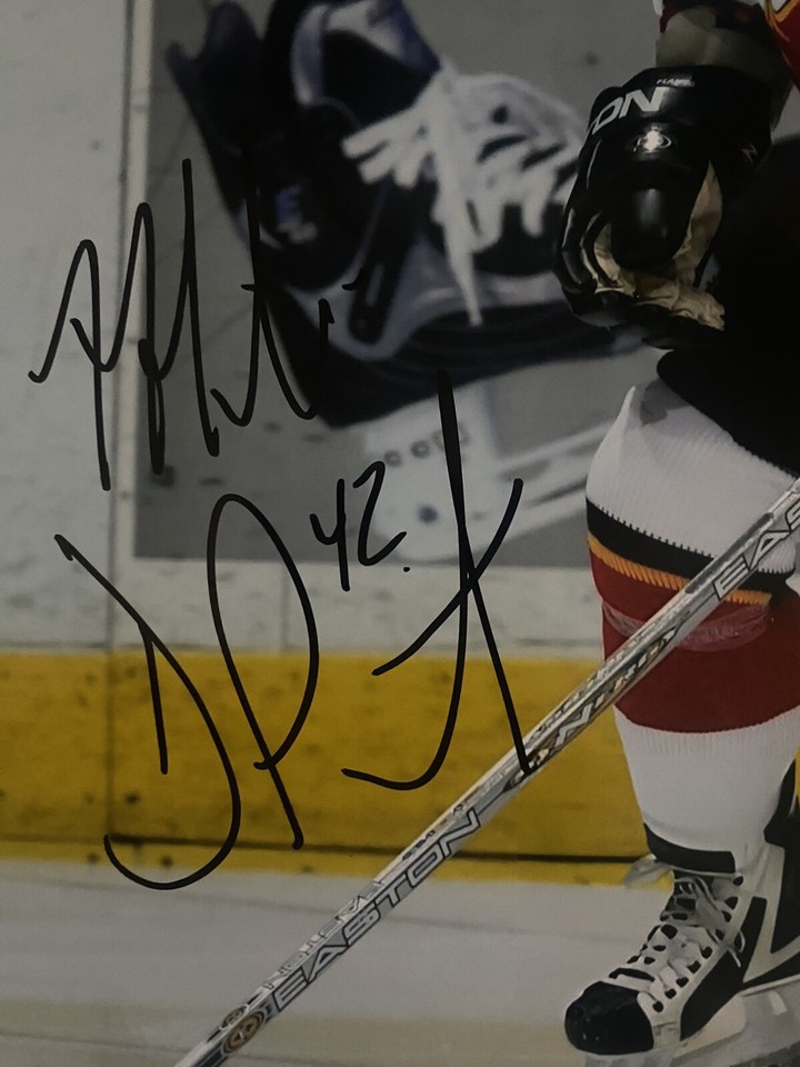 Micki DUPONT Signed 8x10 Photo! CALGARY FLAMES! NHL! TEAM CANADA! W/COA ...