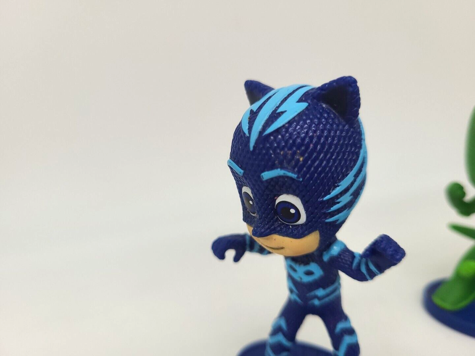 PJ Masks Gecko Gekko & Catboy Lot Figure on Stand 3" | eBay
