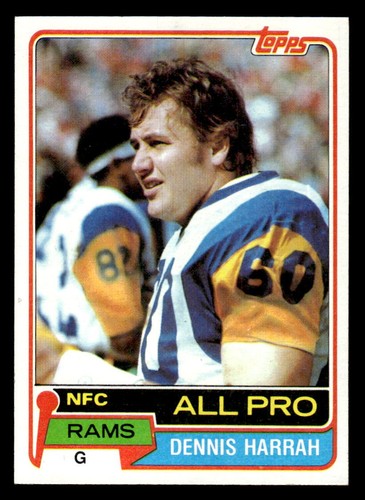 Dennis Harrah Los Angeles Rams 1981 Topps #240 | eBay
