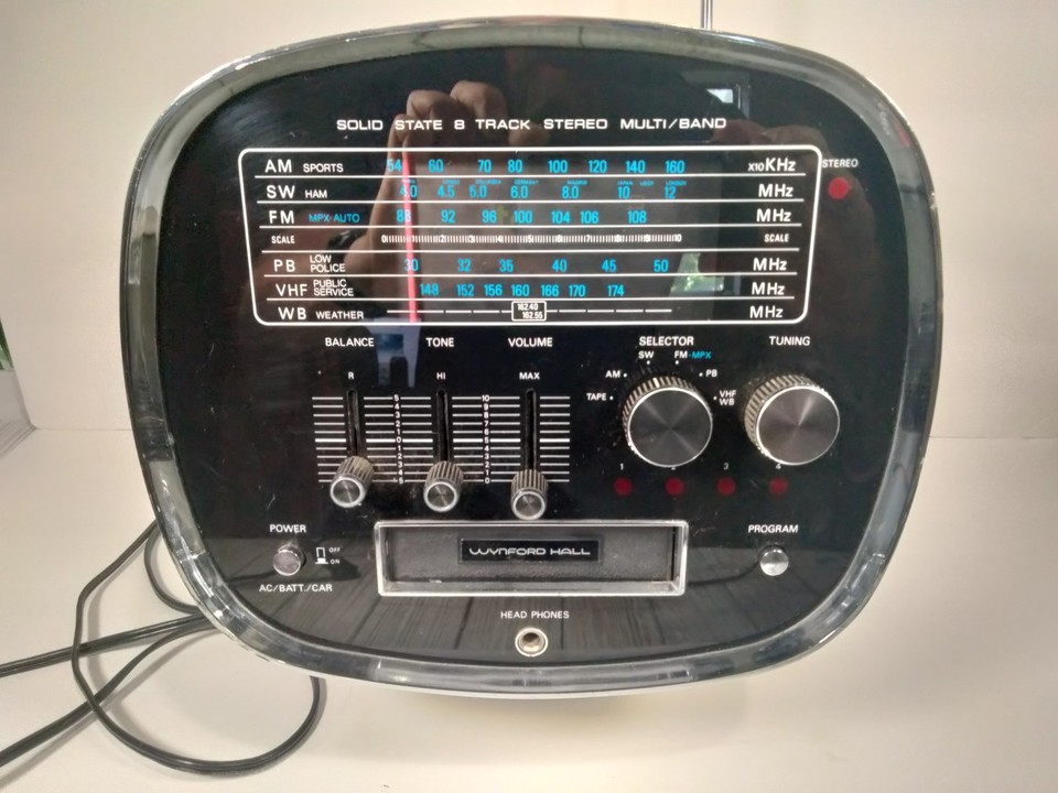 Wynford Hall Solid State 8 Track Stereo Multiband Radio Model TCM-5500 Working | eBay