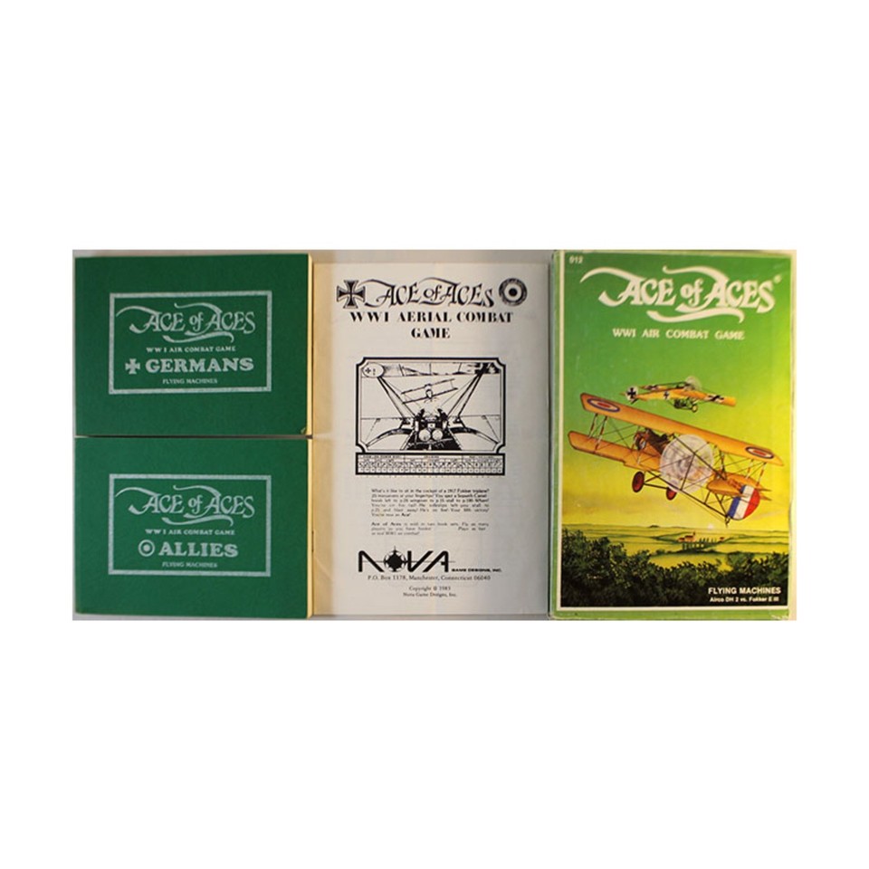 NOVA Ace of Aces Ace of Aces - Flying Machines Box VG/VG+ | eBay