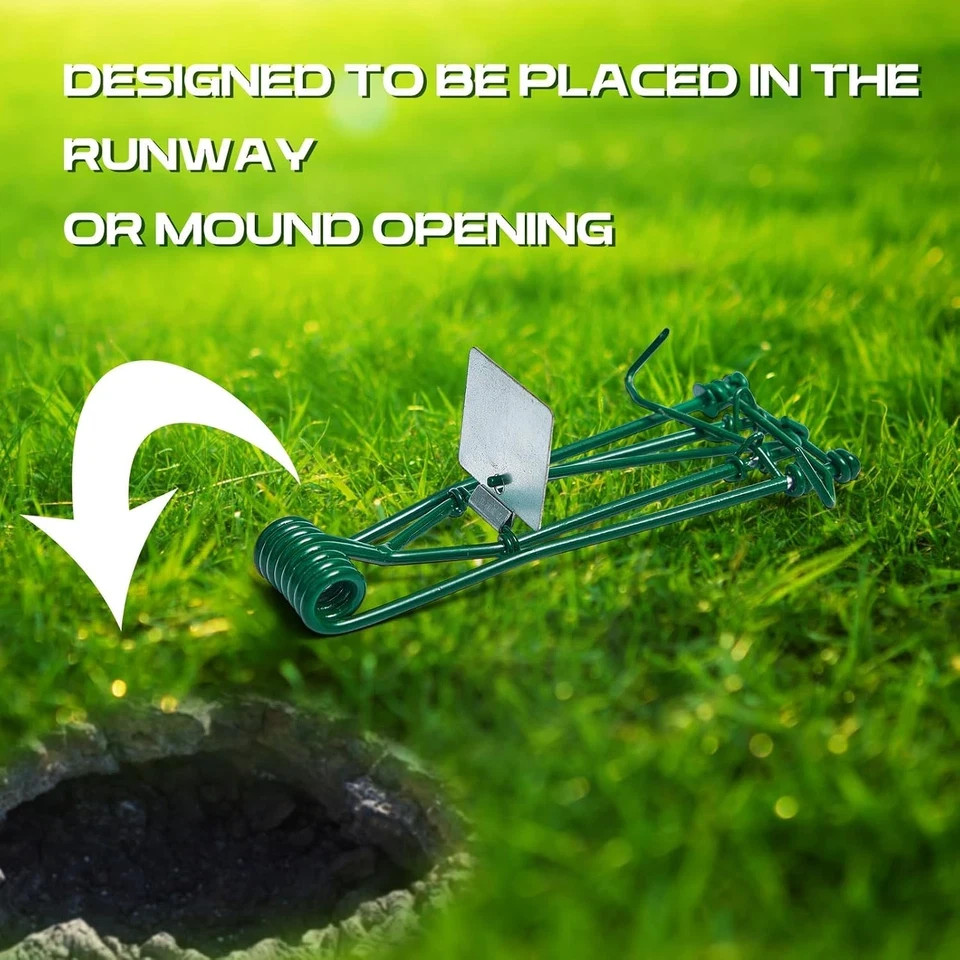4 Pcs Outdoor Gopher Trap Easy Set Mole Trap Weather Resistant Gopher ...