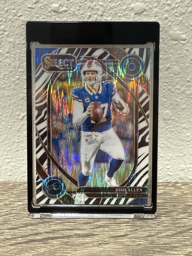 2024 Panini Select Football Josh Allen Club Level ZEBRA Ssp Case Hit ...