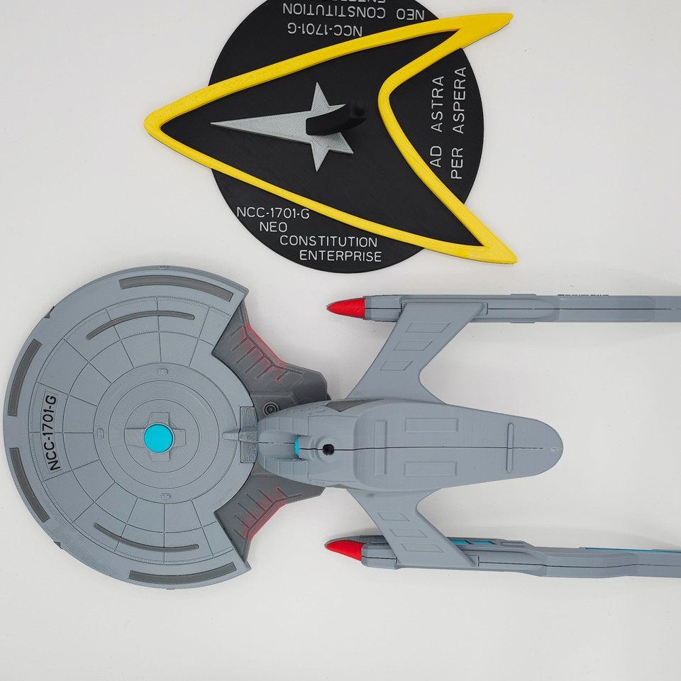 Star Trek Enterprise G Neo Constitution 3D Printed Fan‑Made Ship w ...