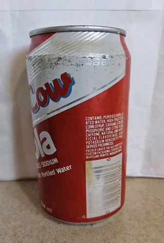 HARD TO FIND RARE HARRY CARAY HOLY COW COLA CAN SEALED BUT EMPTY ...