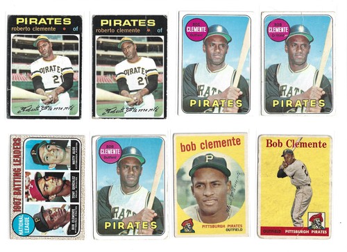 Roberto Clemente 1958 1959 1966 1969 1971 1961 Topps 20 Card Lot | eBay