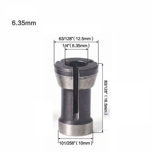 3x Trimming Engraving Machine Collet Chucks Router Bit Shank Adapter ...