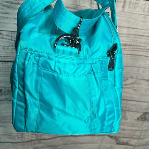Lug Propeller Aqua Blue Duffle Bag Quilted Carry On Crossbody Shoulder ...