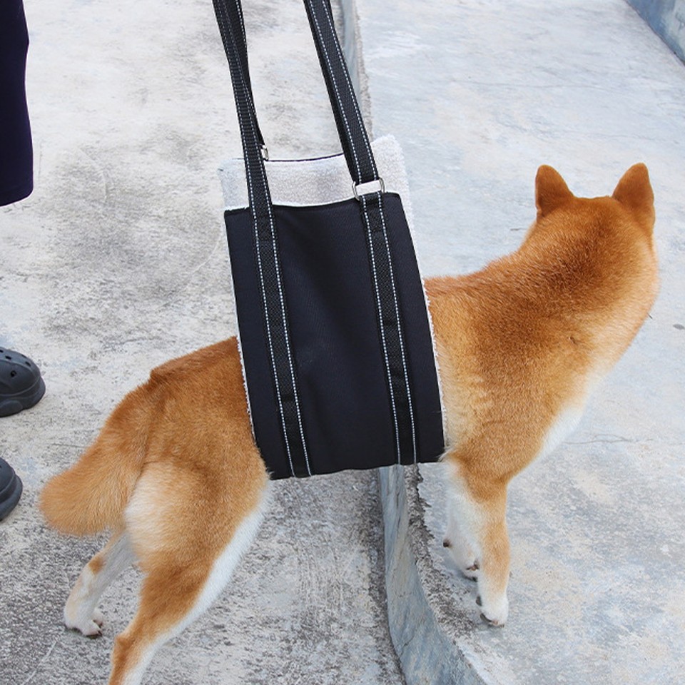 NEW Pet Dog Mobility Aids Support Sling For Back Legs Hip Lifting ...
