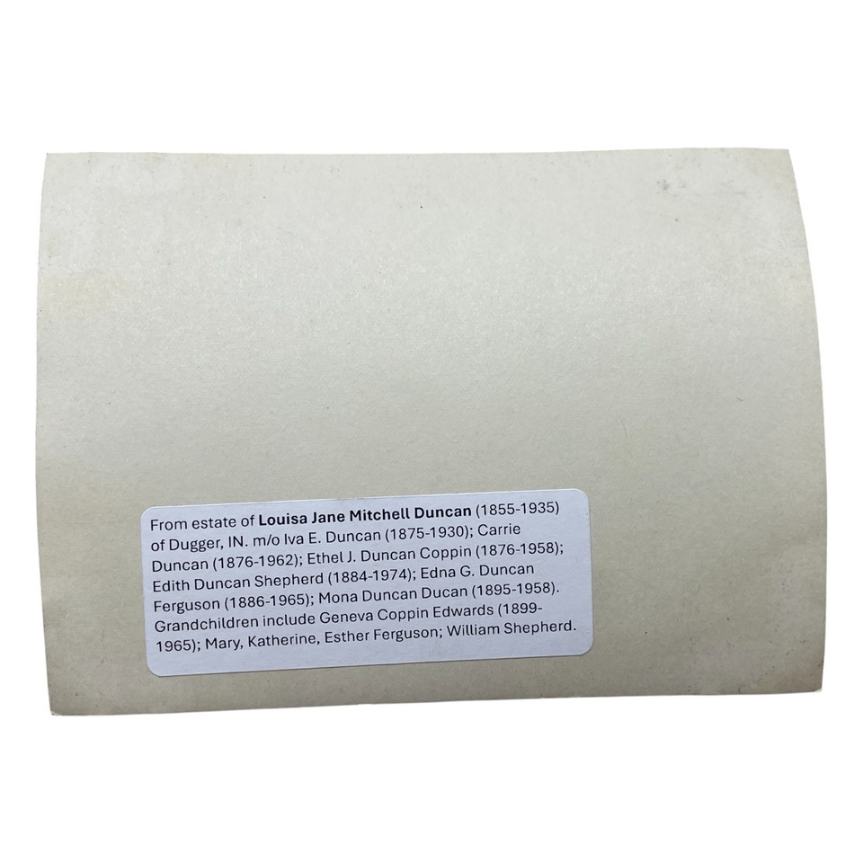 Vtg Photo Ford Model T Touring Car Rural Road + Duncan Family Dugger ...