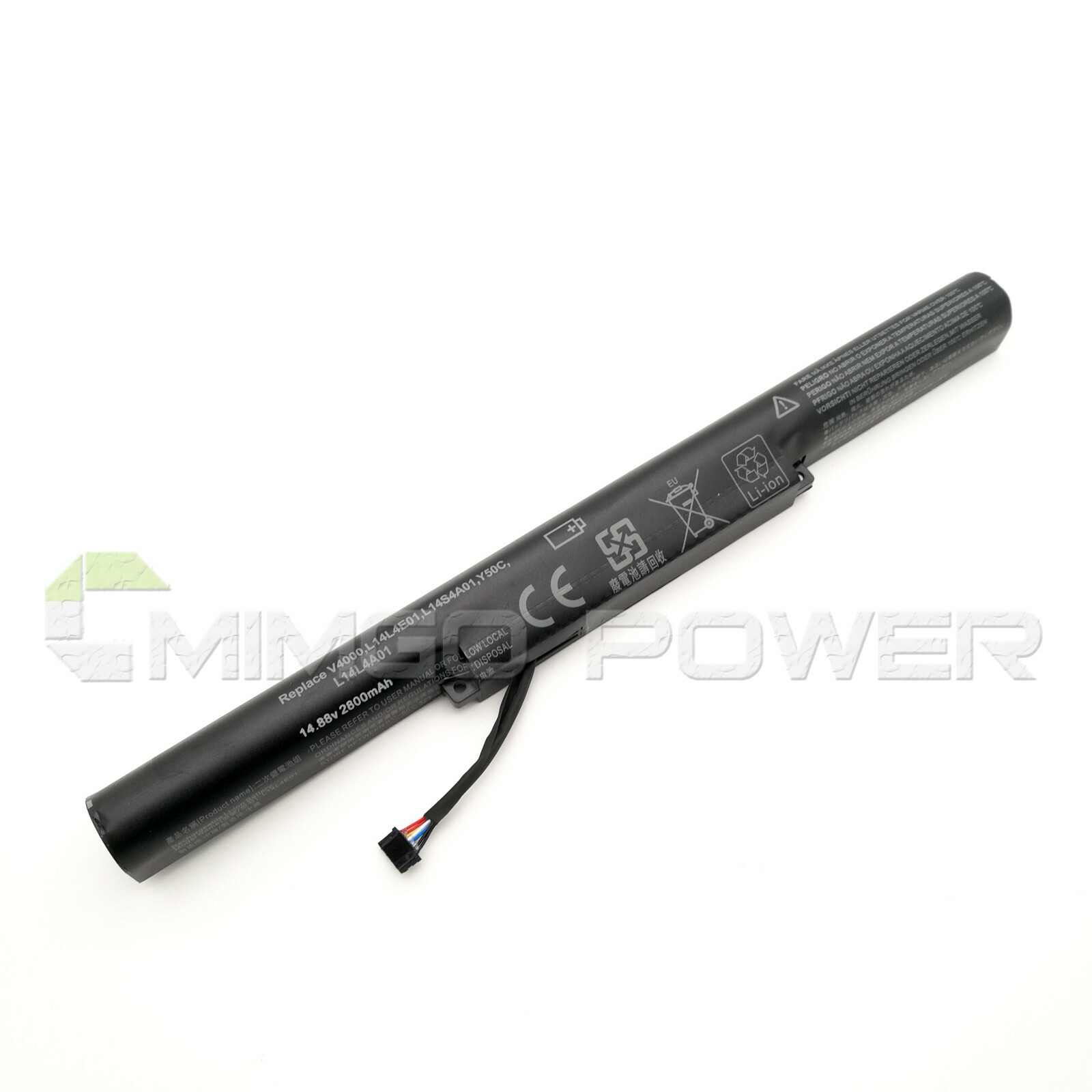 New L14L4E01 L14L4A01 Battery for Lenovo V4000 Y50C Ideapad 500-15ACZ ...