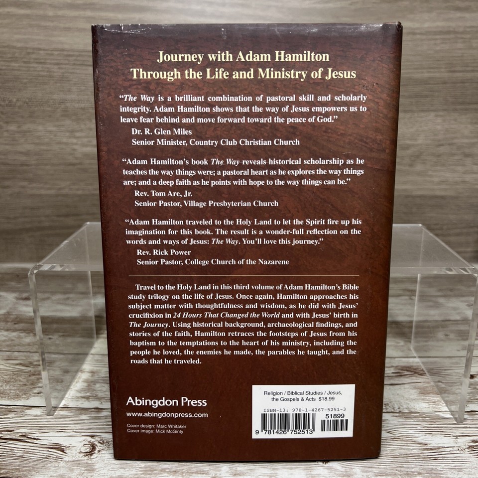 Lot 5 Adam Hamilton Christian Bible Study Hardcover Books - The Way ...