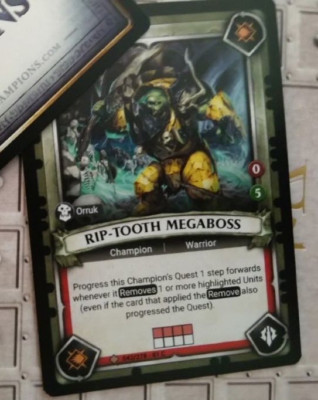 Warhammer Champions TCG : Rip Tooth Megaboss | eBay UK