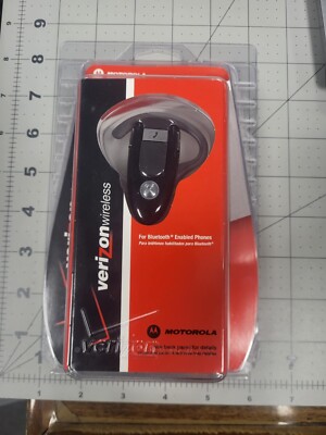 New Verizon Wireless Motorola Bluetooth Headset MBT500 Sealed V1.1 + V1 ...