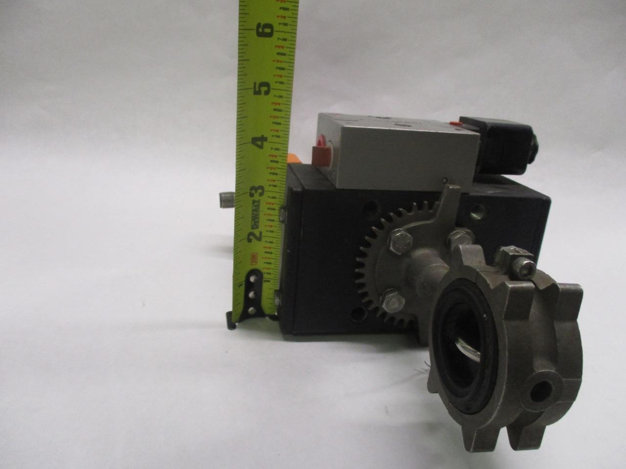 Keystone Model F79U-003U Double Acting Pneumatic Actuator w/ Butterfly ...