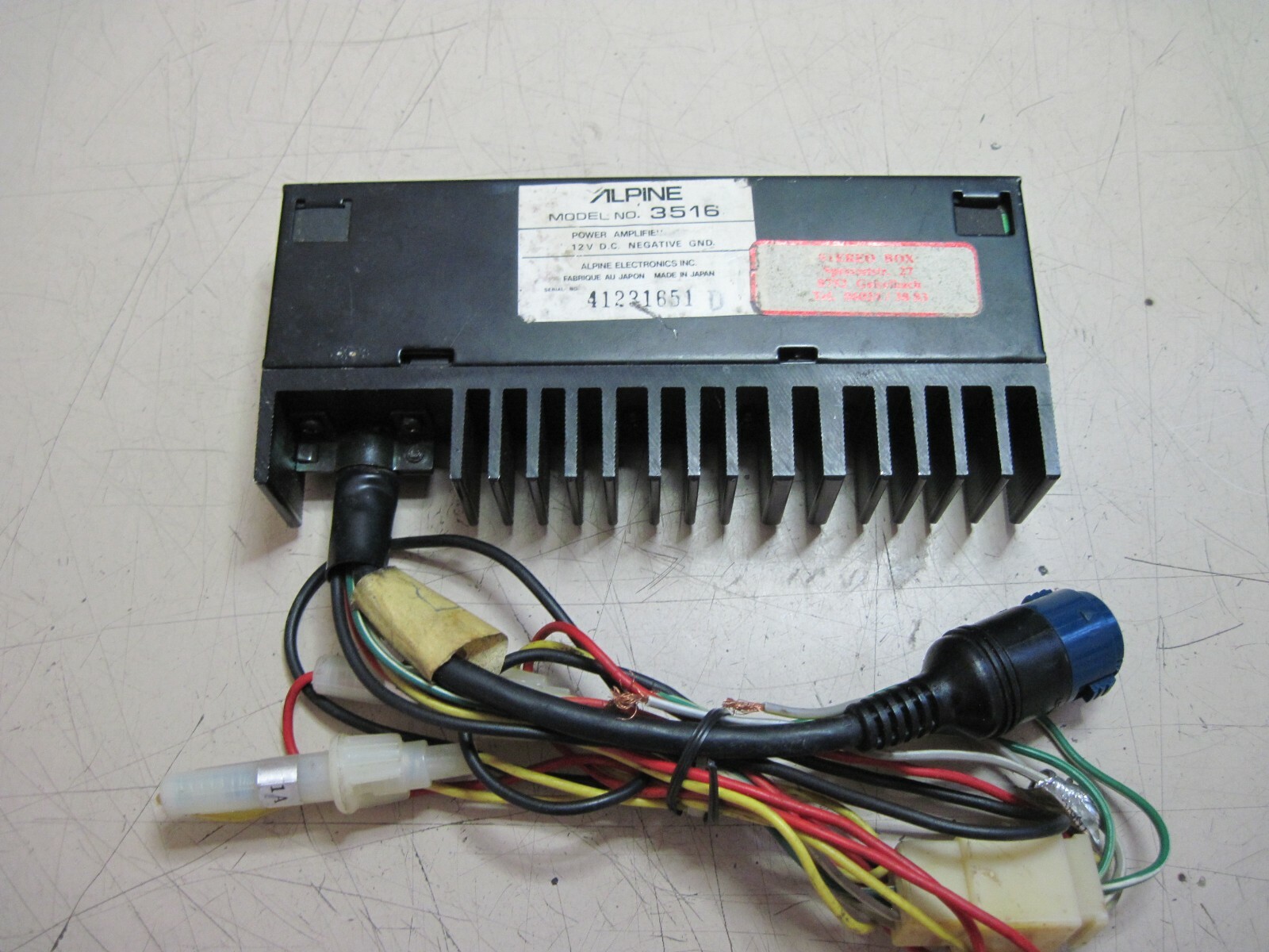 HIFI CAR COMPONENT ALPINE 3516 AMPLIFICATORE USATO 30 + 30 | eBay