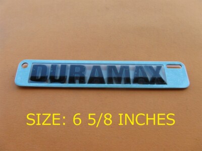 CHEVY SILVERADO GMC SIERRA DURAMAX BLACK EMBLEM LOGO BADGE SIGN SYMBOL ...
