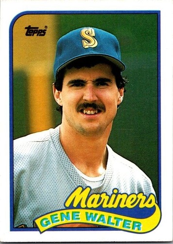 1989 Topps #758 Gene Walter - Seattle Mariners | eBay