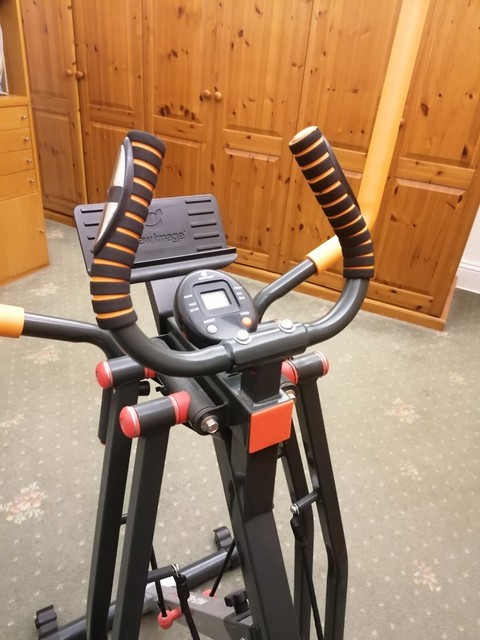 New Image Maxi Glider 360 Cross Trainer with Heart Rate Monitor - Black ...