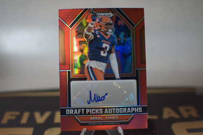 2023 Prizm draft picks MIKEL JONES Red 37/199 Rookie #DPA-MIJ | eBay
