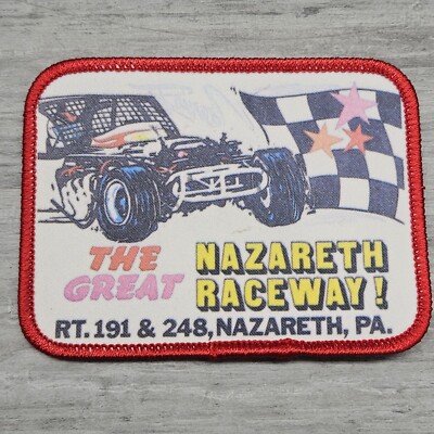 The Great Nazareth Raceway Racing Patch Nazareth PA Dirt Modified ...