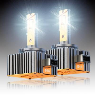 D1S D1R LED Headlight Kit Bulbs 500W 6000K White Replace HID Conversion ...