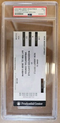 Alexander Ovechkin Washington Capitals 700th NHL Goal Ticket PSA 5 - 2 ...