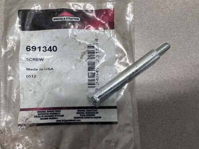 NOS Genuine Briggs & Stratton 691340 Screw Engine Bolt Muffler Shoulder ...