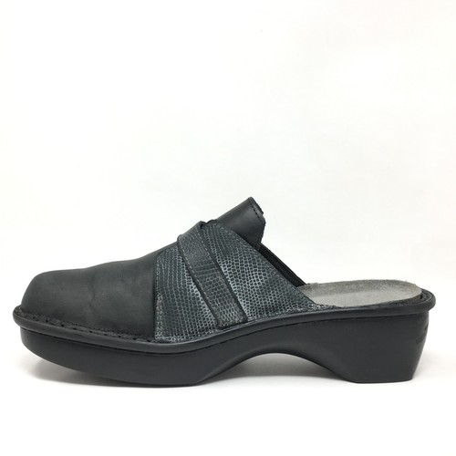 Naot Avignon Mules Clogs Shoes Womens Size 8 US 39 EU Black Leather ...