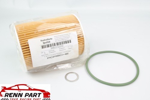 Genuine Porsche Oil Filter w/O-ring and Crush Washer Cayenne Panamera ...