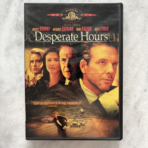 The Desperate Hours (DVD, 1990) Mickey Rourke, Anthony Hopkins, Rare ...