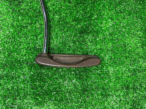 1967 Ping Blade Karsten Phoenix AZ 85029 Putter RH 35" Bronze Vintage ...