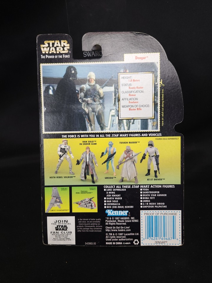 Kenner Star Wars Dengar With Blaster Rifle Action Figure L0346 ...