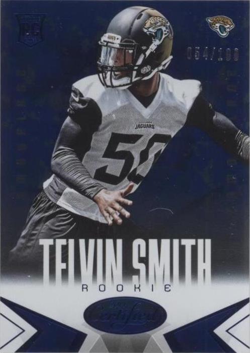 2014 Panini Certified - Telvin Smith #164 Blue Camo /100 (RC) for sale ...