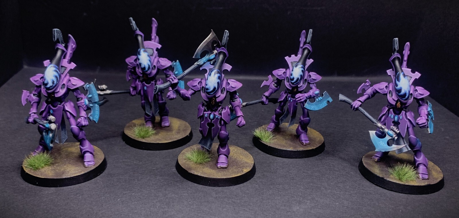 Wraithblades painted Warhammer 40k Aeldari Ynnari Xenos army Eldar ...