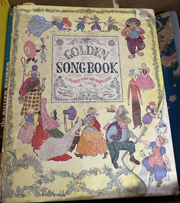 The Golden Song Book Dated 1945 Hardcover Big Little Children's Songs ...