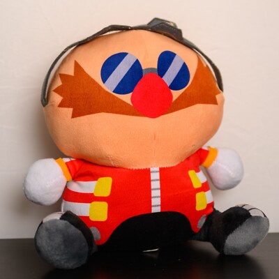 Sonic the Hedgehog SD Dr Eggman Sitting Plush, Aus Seller! | eBay Australia