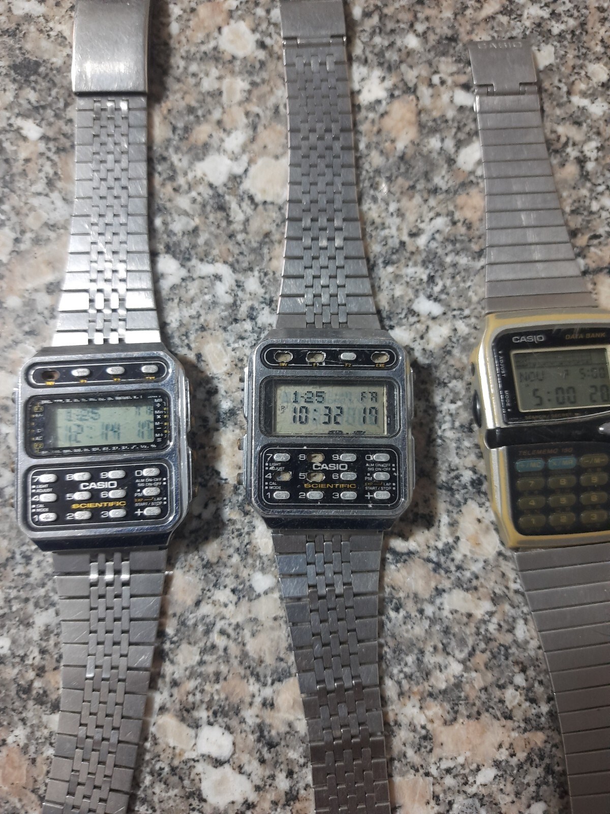 Lot Of 6 Casio Calculator( CA-602 / C-701 / C-801 / Data Bank / 2 ...