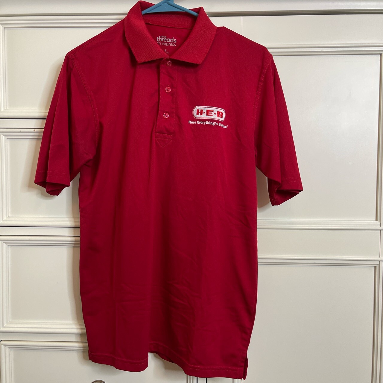 HEB Texas Grocery Store Employee SMALL Uniform T Shirt | eBay