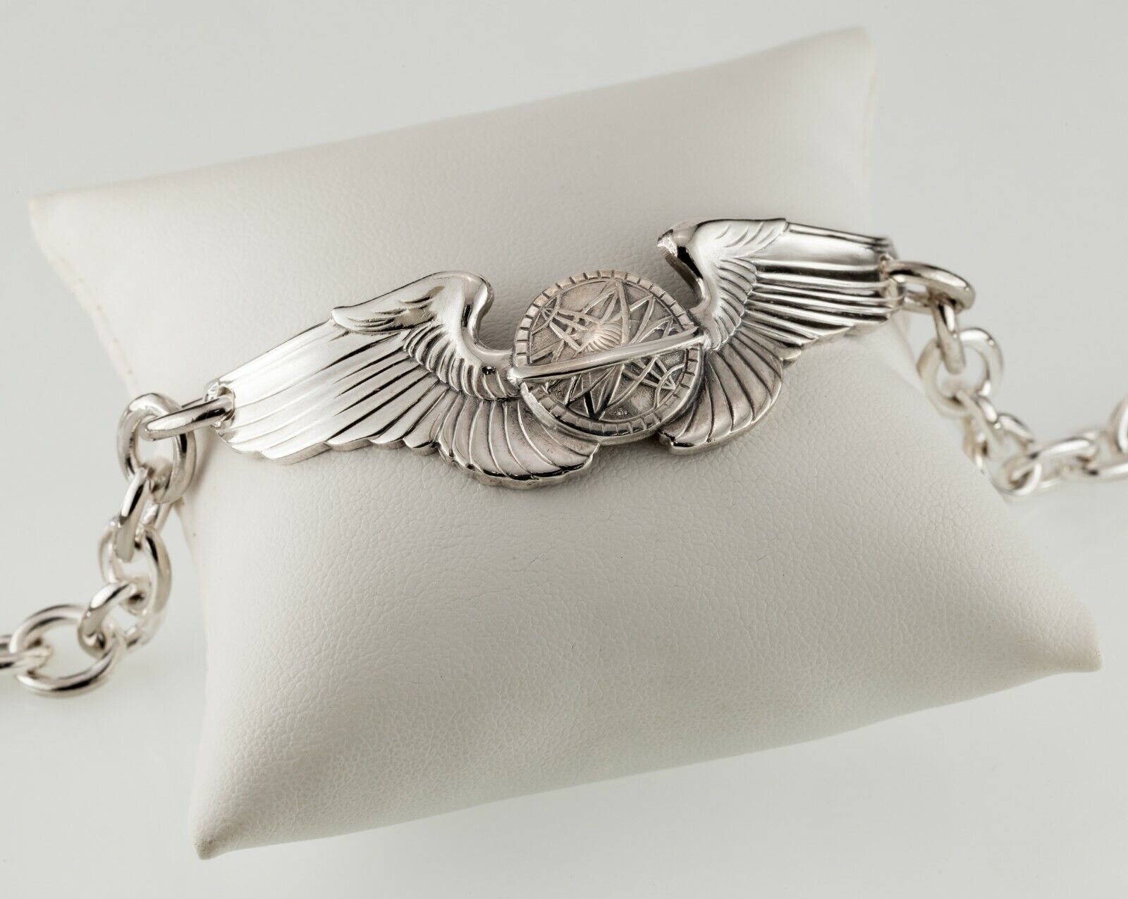 Rare 1942 US Air Force Navigator Wings Sterling Silve… - Gem Rare 1942 US Air Force Navigator Wings Sterling Silve… - Gem