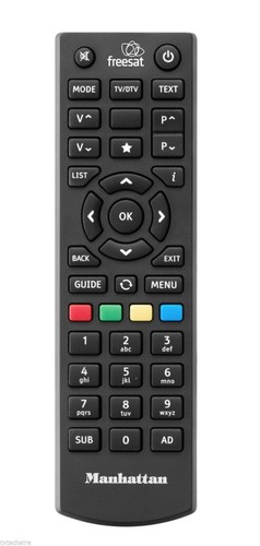 New Manhattan Plaza Freesat Remote Control For HD-S2 & Bush Freesat ...